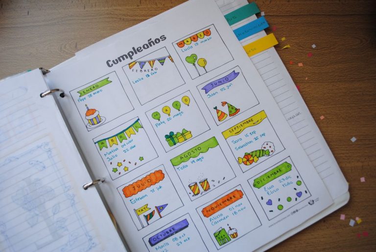 Calendario De Cumpleaños - La Casita Curiosa